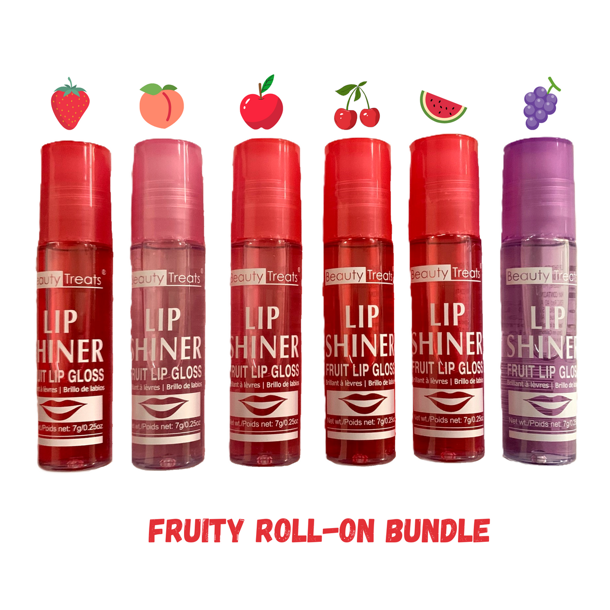 Fruit Lip Shiner Roll-on Lip Gloss | 2nd Love Cosmetics